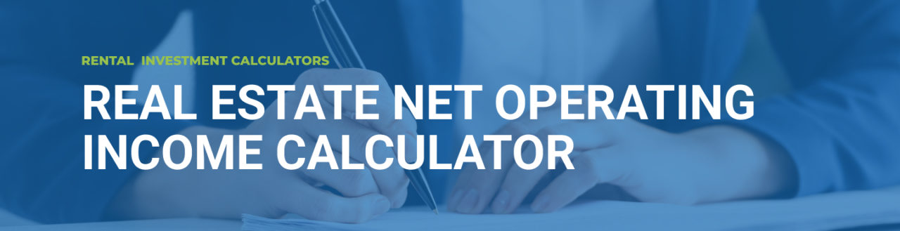 Net Operating Income: Definition & NOI Calculator Formula and Excel Sheet